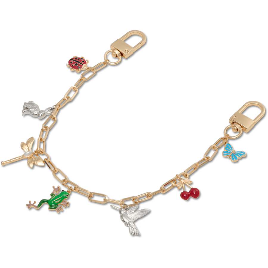Spring Long Chain Bag Charm - Crocs