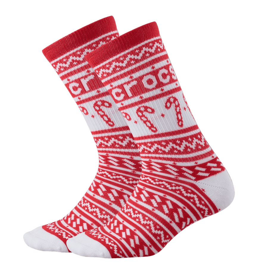 CrocsSocks Candy Cane 3-Pack - Crocs