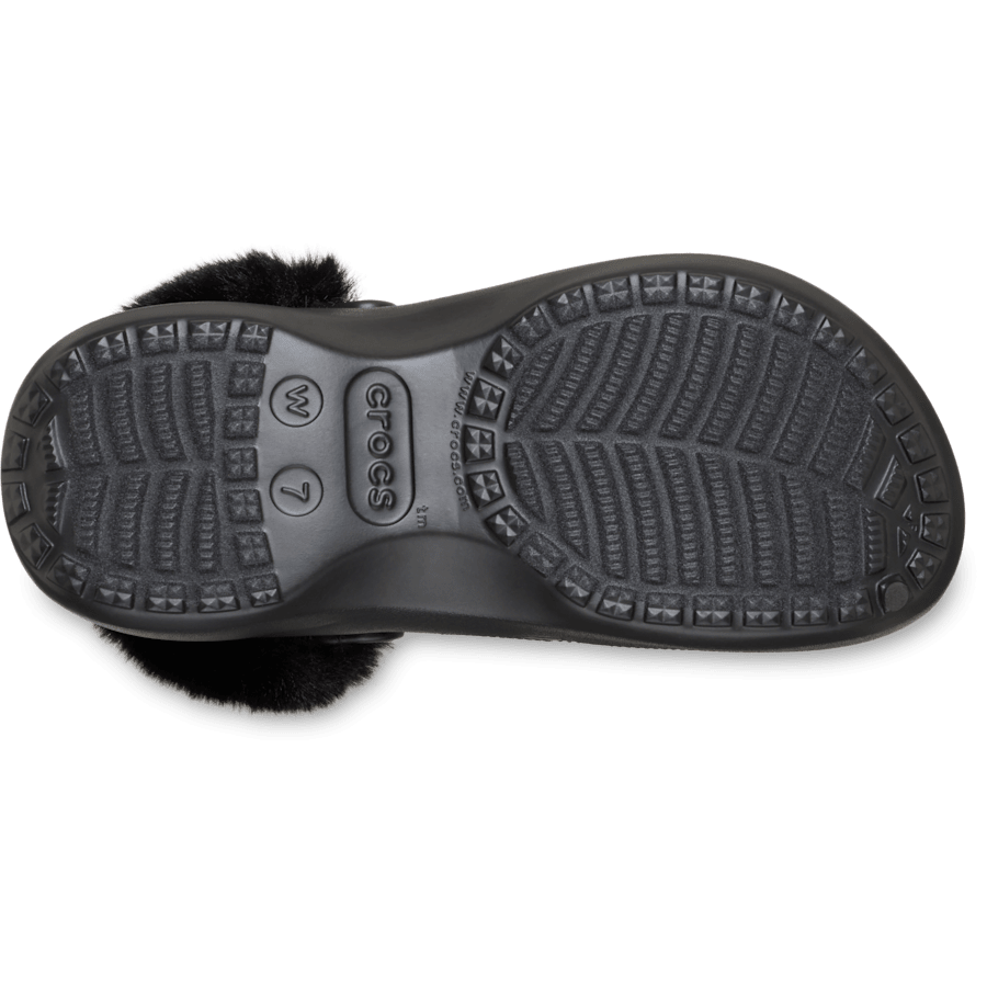 Classic Platform Fuzz Lined Clog - Crocs