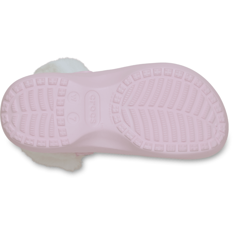 Classic Platform Fuzz Lined Clog - Crocs