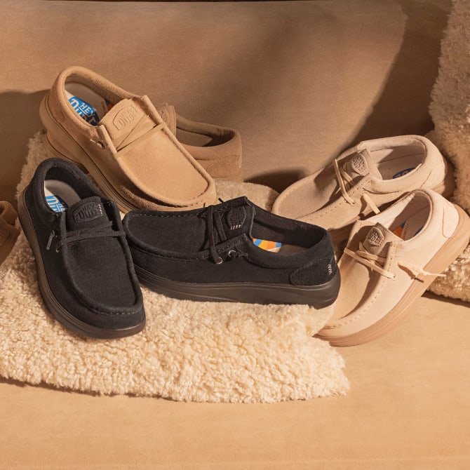 Wally COMF Suede - HEYDUDE