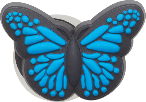 Blue Butterfly Jibbitz Shoe Charm - Crocs