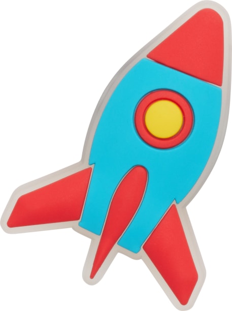 Rocketship Jibbitz Shoe Charm - Crocs