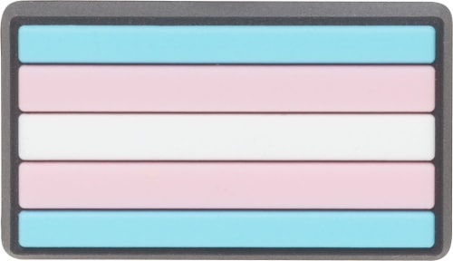 Transgender Flag Jibbitz Shoe Charm - Crocs