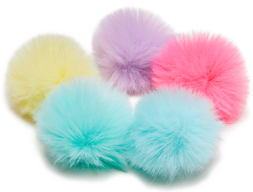 Bright Color Puff Ball 5-Pack Jibbitz™ charms - Crocs