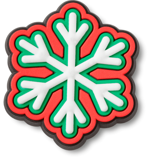 Green and Red Snowflake Jibbitz™ charms - Crocs