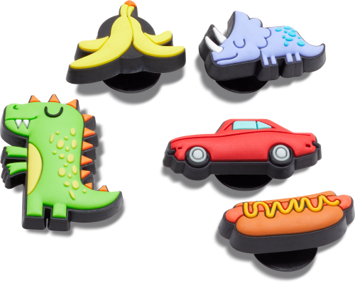 Young Boy Cartoons 5 Pack Jibbitz Shoe Charm - Crocs