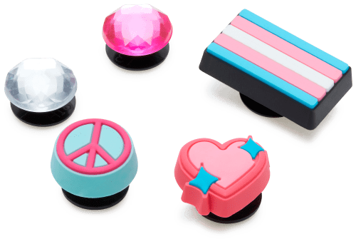 Transgender 5 Pack Jibbitz™ charms - Crocs