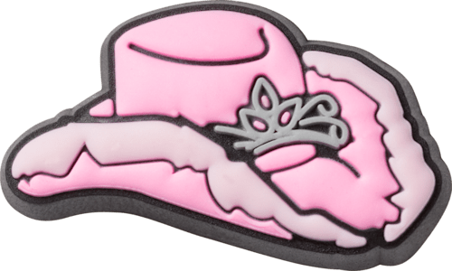 Fluffy Pink Cowboy Hat Jibbitz™ charms - Crocs