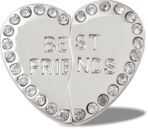 Silver Best Friends Jibbitz™ charms - Crocs