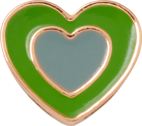 Green Double Heart Jibbitz™ charms - Crocs