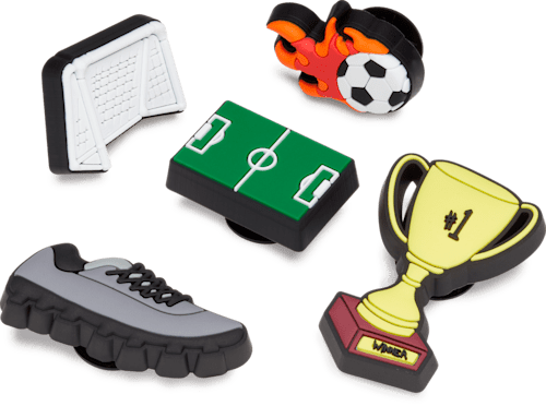 Soccer Celebration 5 Pack Jibbitz™ charms - Crocs