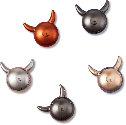 Shiny Horned 5 Pack Jibbitz™ charms - Crocs