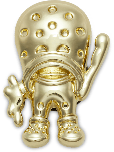 Gold Lil Classic Jibbitz™ charms - Crocs