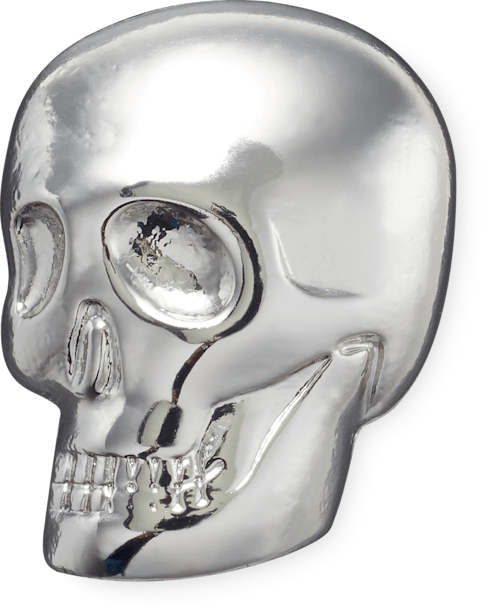 Silver Skull Jibbitz™ charms - Crocs