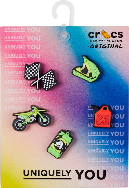Dirt Bike 5 Pack Jibbitz Shoe Charm - Crocs