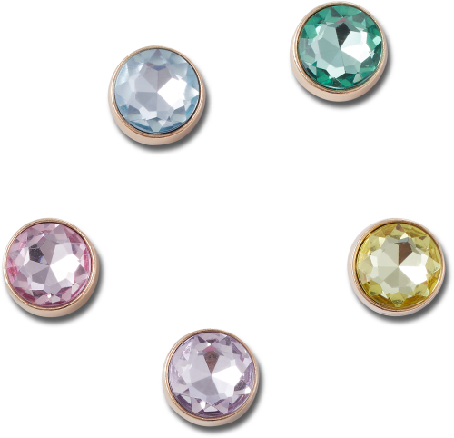 Gold and Gem 5 Pack Jibbitz™ charms - Crocs