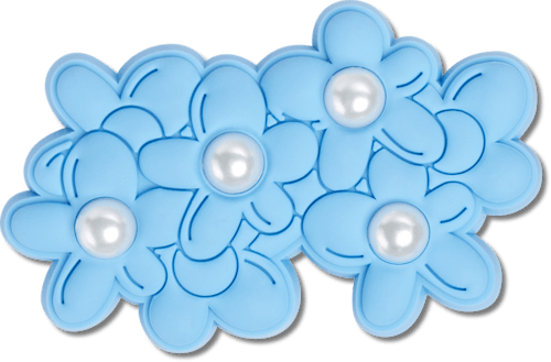 Bunch of Blue Flowers Jibbitz™ charms - Crocs