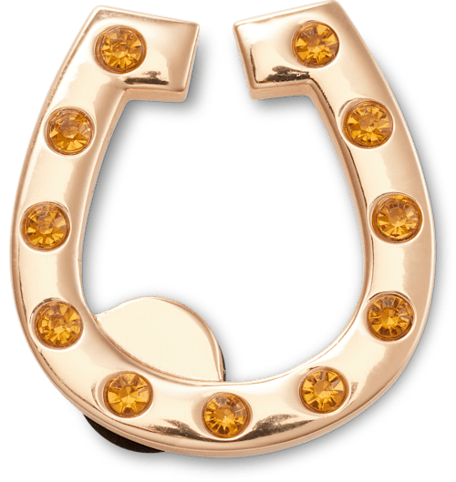 Gold Studded Horseshoe Jibbitz™ charms - Crocs