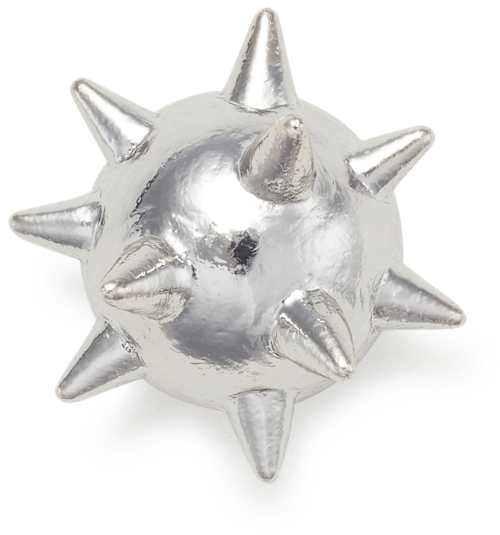 Silver Spike Ball Jibbitz™ charms - Crocs