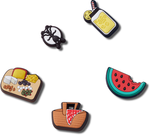 Cute Picnic 5 Pack Jibbitz™ charms - Crocs