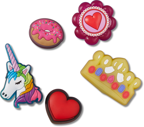 LightsUpPinkGirlyGirl5Pack Jibbitz™ charms - Crocs