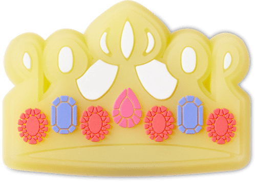 Lights Up Princess Crown Jibbitz Shoe Charm - Crocs