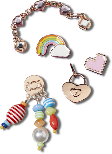 Shine Like a Diamond 5 Pack Jibbitz Shoe Charm - Crocs