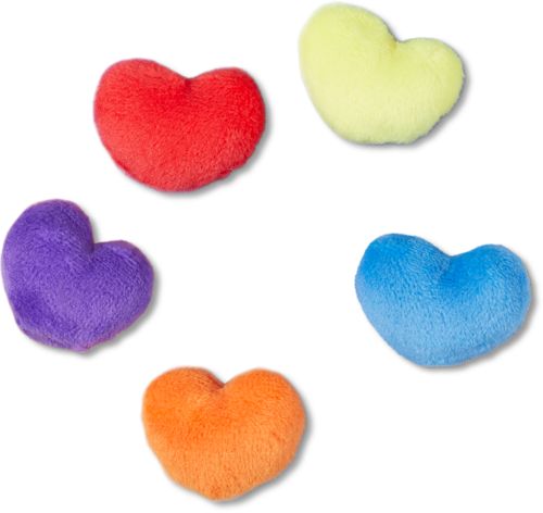 Fuzzy Heart 5 Pack Jibbitz™ charms - Crocs