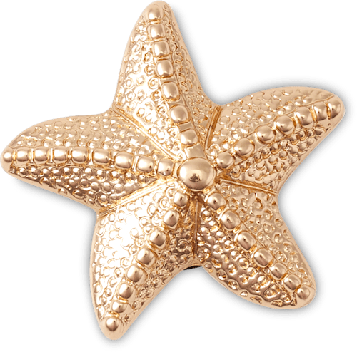 Gold Star Fish Jibbitz Shoe Charm - Crocs