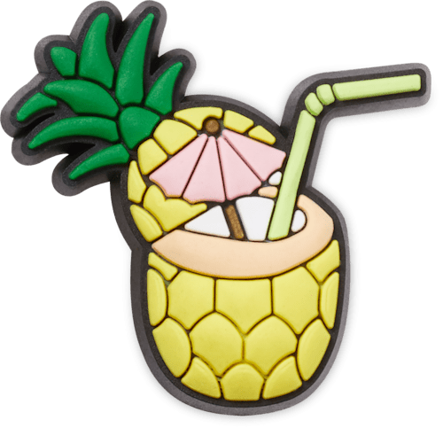 Pineapple Cocktail Jibbitz Shoe Charm - Crocs
