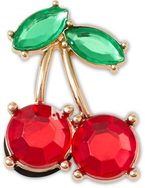 Cherry Gem Jibbitz Shoe Charm - Crocs