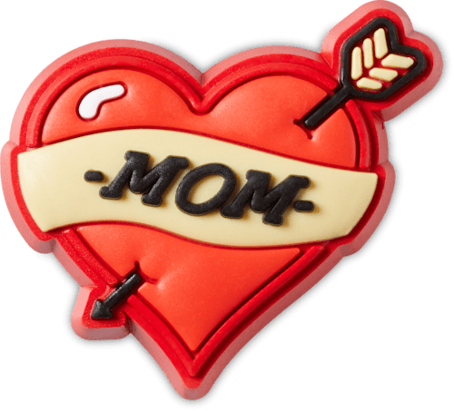 Mom Heart Tattoo Jibbitz Shoe Charm - Crocs