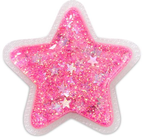 Squishy Glitter Star Jibbitz Shoe Charm - Crocs
