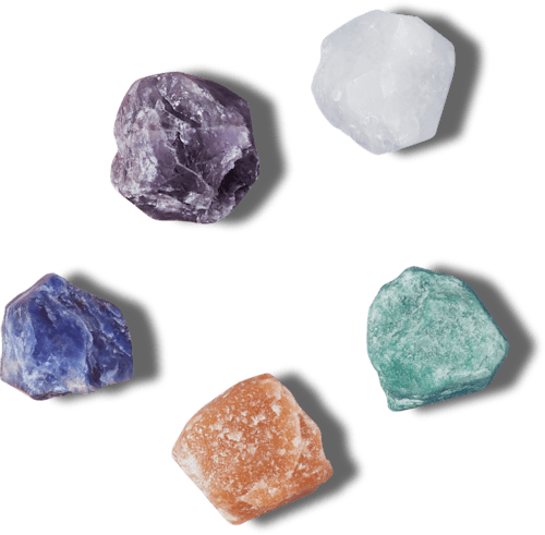 Gem Rock 5 Pack Jibbitz™ charms - Crocs