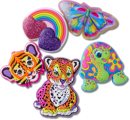 Lisa Frank 5 Pack Jibbitz™ charms - Crocs