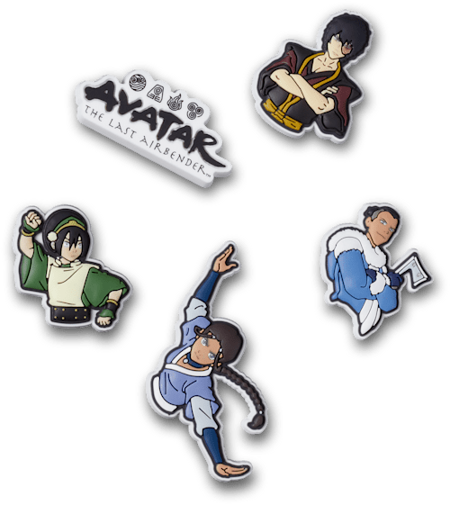 The Last Airbender 5 Pack Jibbitz™ charms - Crocs