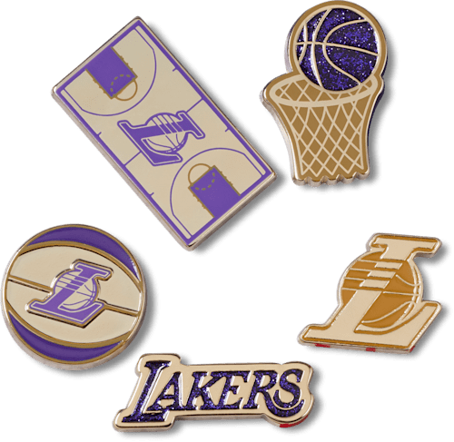 NBA Los Angeles Lakers 5 Pack Jibbitz™ charms - Crocs