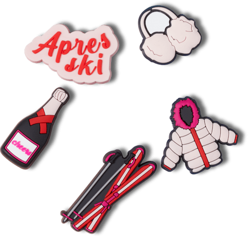 Apres Ski Girl 5 Pack Jibbitz™ charms - Crocs