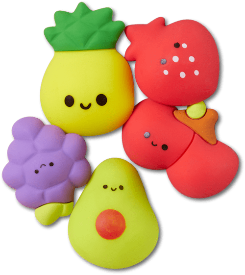 Squish Fruits 5 Pack Jibbitz™ charms - Crocs