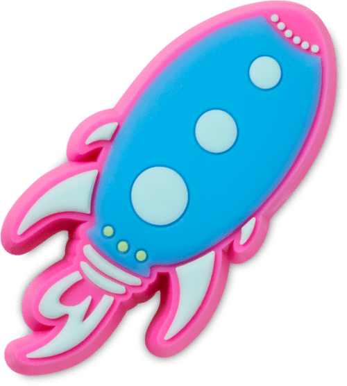 Lights Up Rocketship Jibbitz™ charms - Crocs