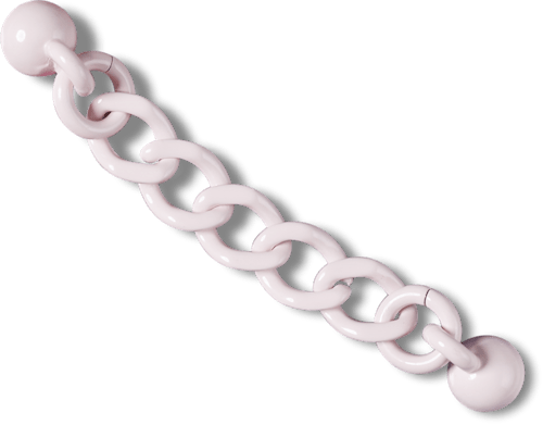 Pink Thick Chain Jibbitz™ charms - Crocs