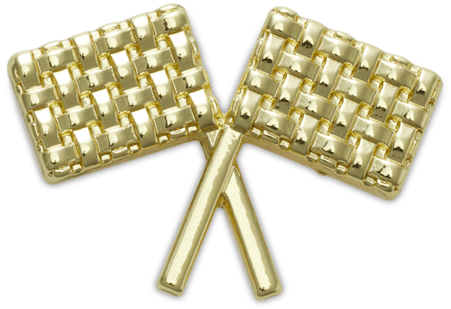 Gold Kart Flags Jibbitz™ charms - Crocs