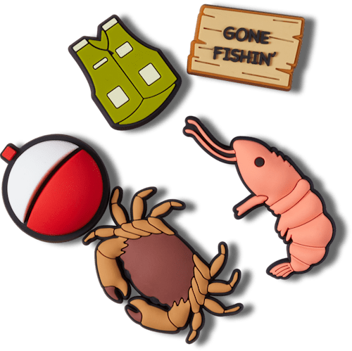 Anaconda Fishing 5 Pack Jibbitz™ charms - Crocs
