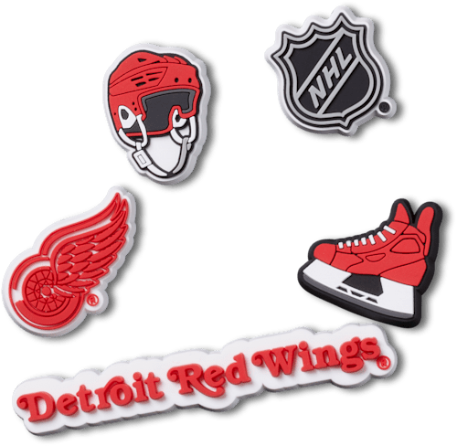 NHL® Detroit Red Wings® 5 Pack Jibbitz™ charms - Crocs