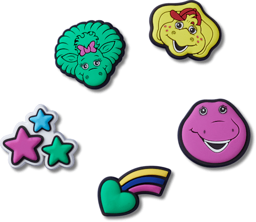 Barney 5 Pack Jibbitz™ charms - Crocs