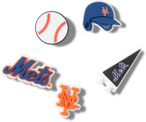 MLB New York Mets 5 Pack Jibbitz™ charms - Crocs