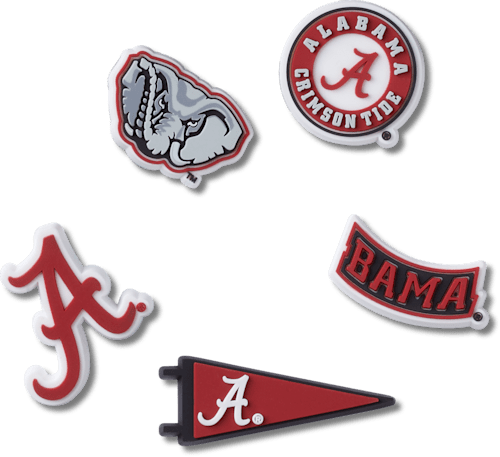 University of Alabama 5 Pack Jibbitz™ charms - Crocs
