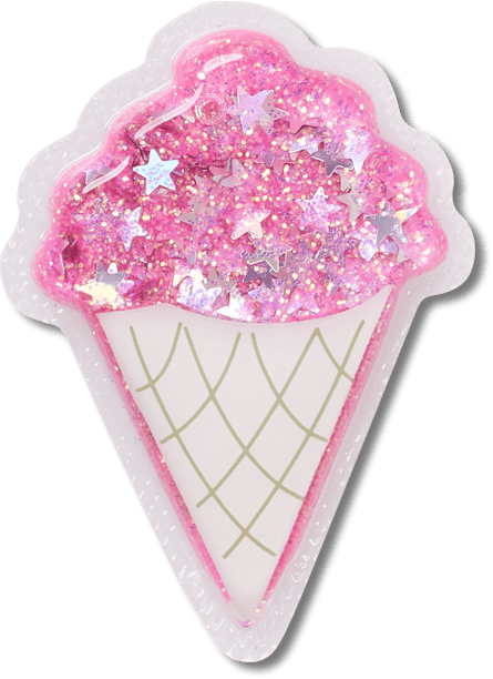 Squish Glitter Ice Cream Jibbitz™ charms - Crocs