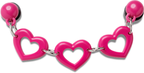 70s Heart Chain Jibbitz™ charms - Crocs